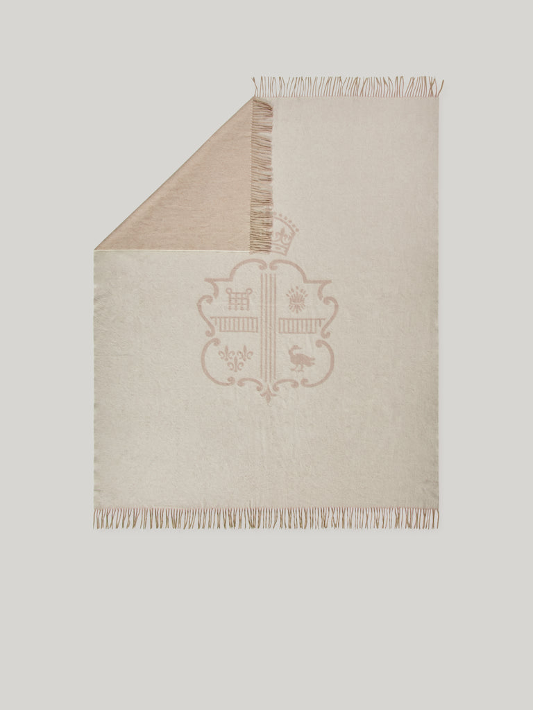 Claridge’s Cashmere Crest Blanket