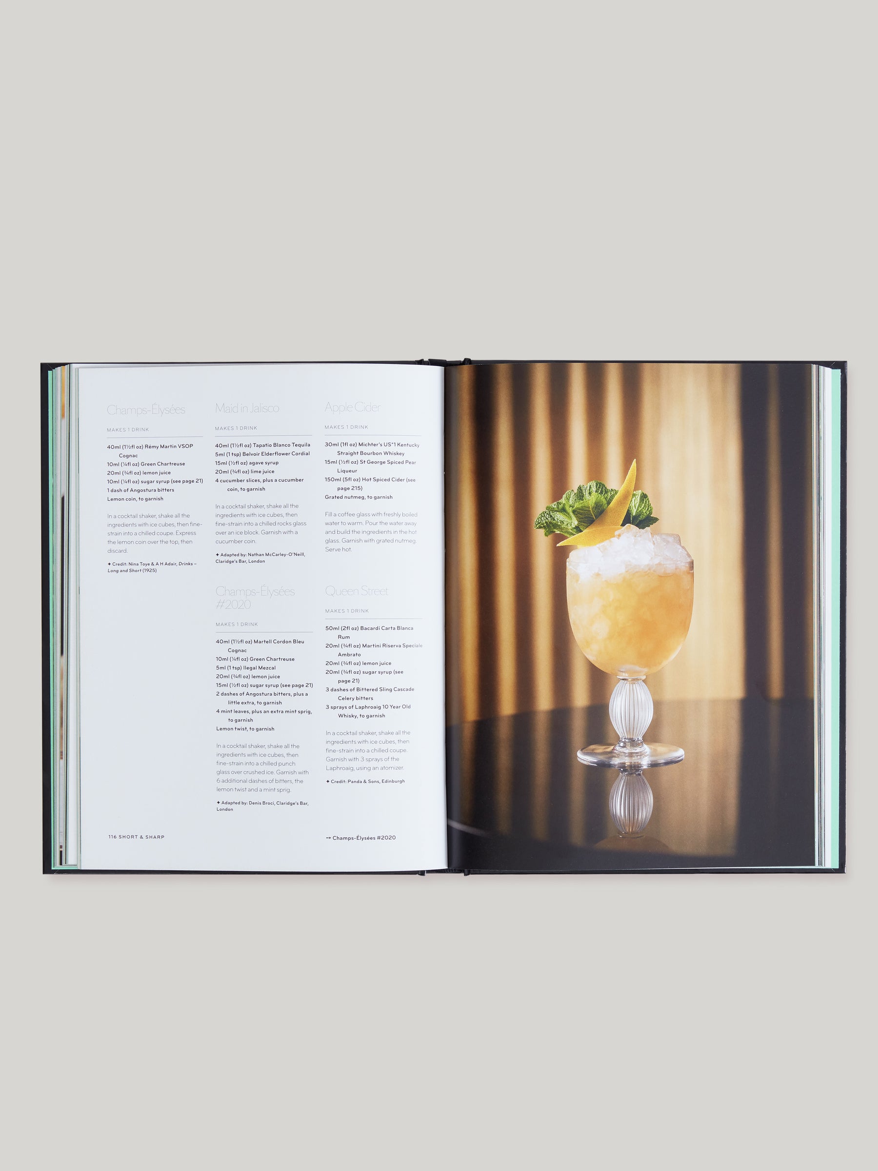 Claridge's The Cocktail Book: Mixology Book - Claridge's
